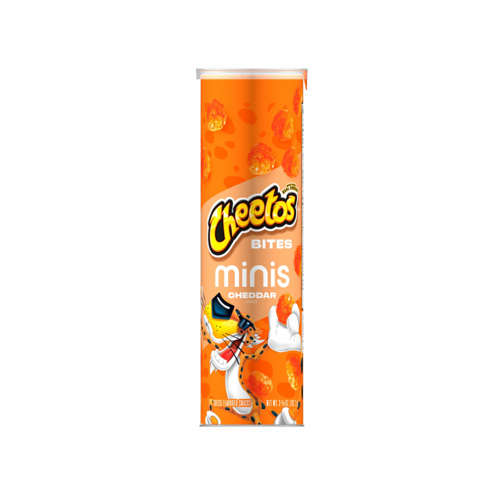 Cheetos Minis cheddar Cheese Flavored Canister (102.7g) – Dana's Creations
